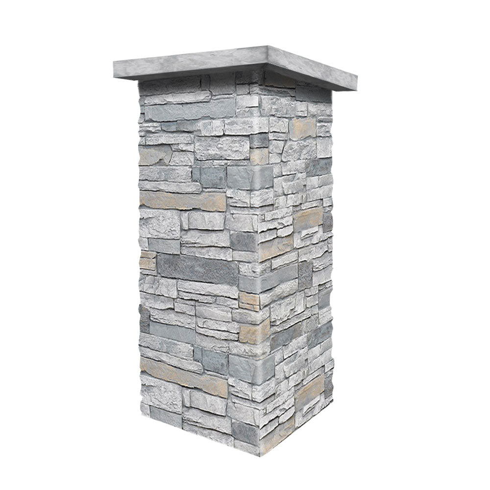 ALPINE SQUARE COLUMN WRAP- MULTI COLOR – Buy Faux Stone
