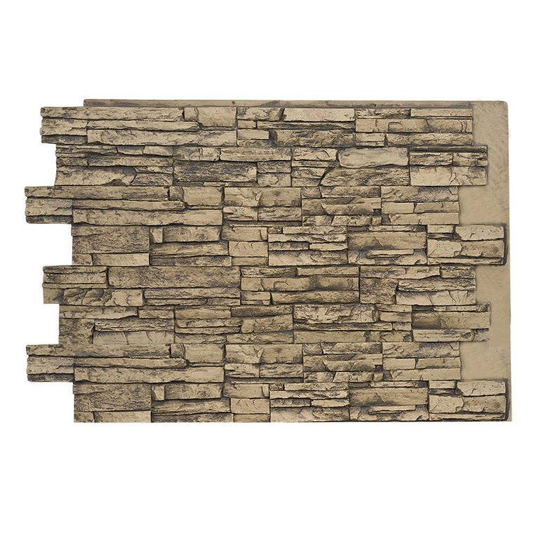 ALPINE FAUX DEEP STACKED STONE- 36"H x 48"W – Buy Faux Stone