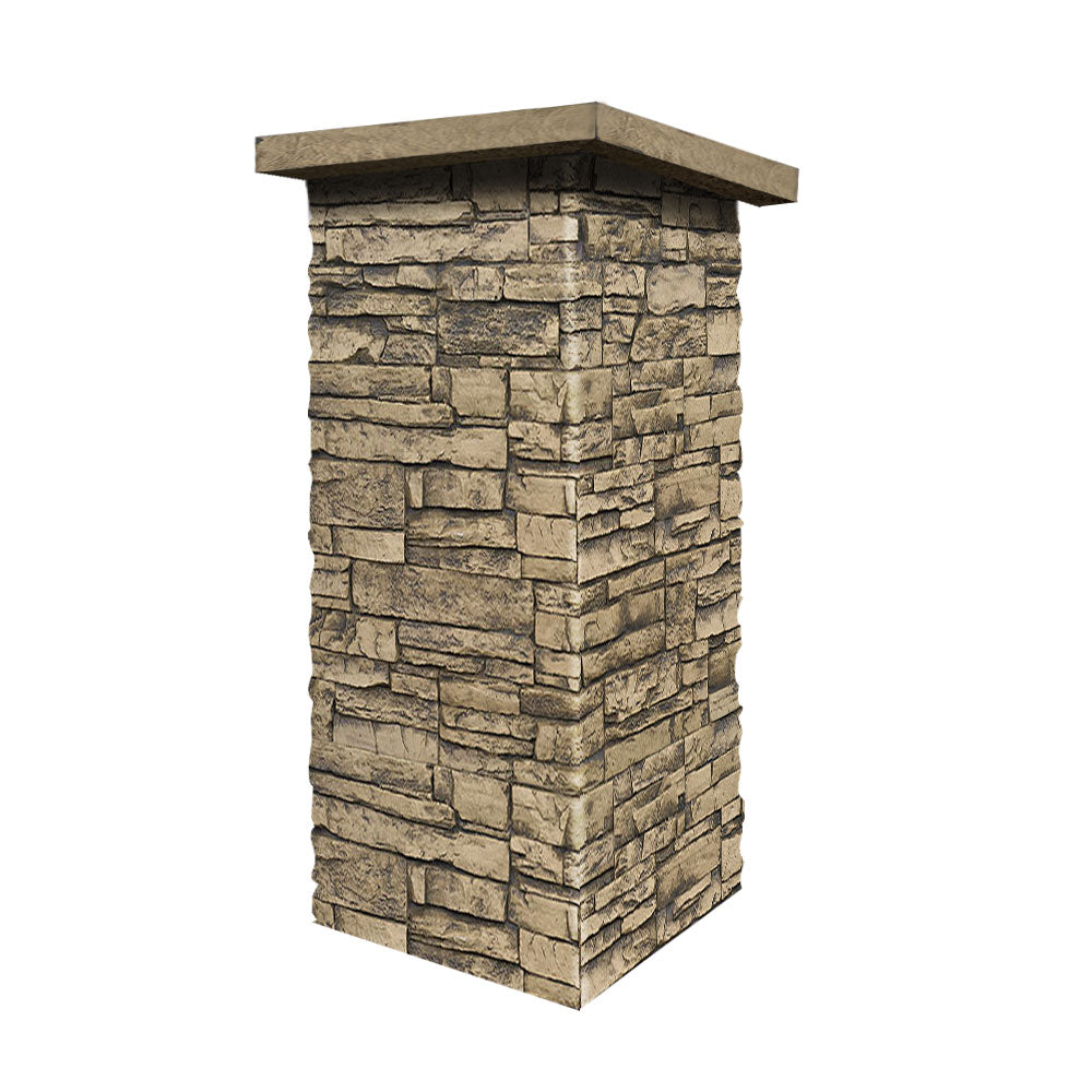 Interior Square & Round Column Wraps – Buy Faux Stone