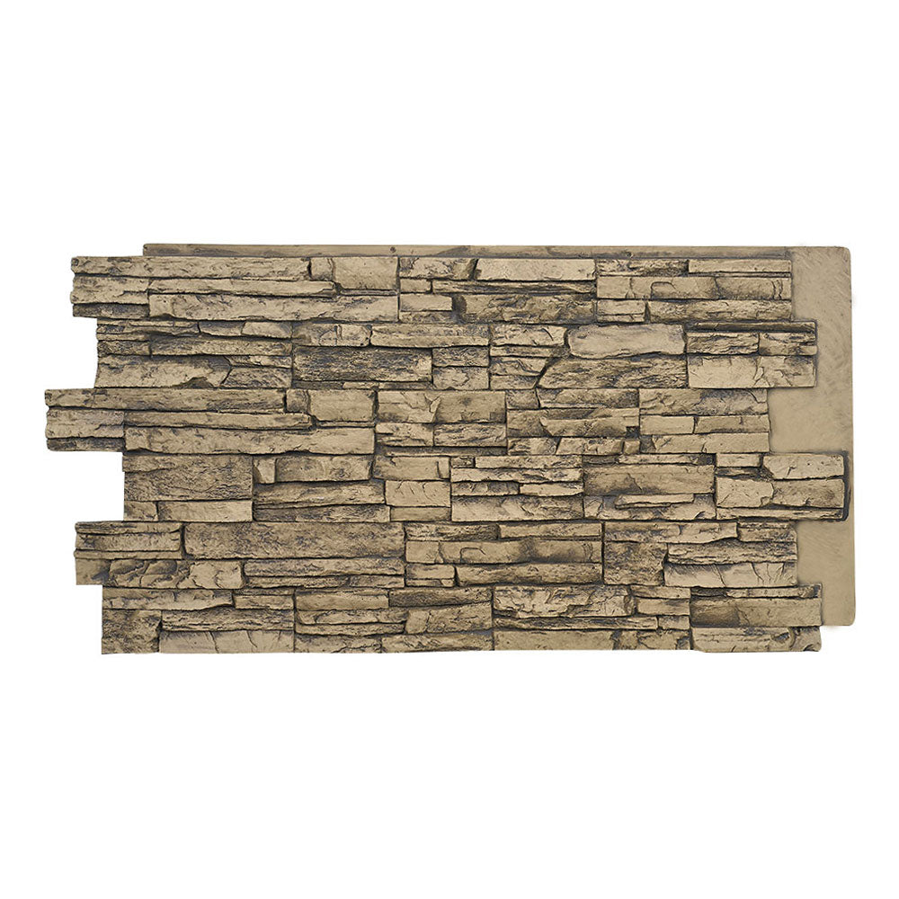 ALPINE FAUX DEEP STACKED STONE- 24"H x 48"W – Buy Faux Stone