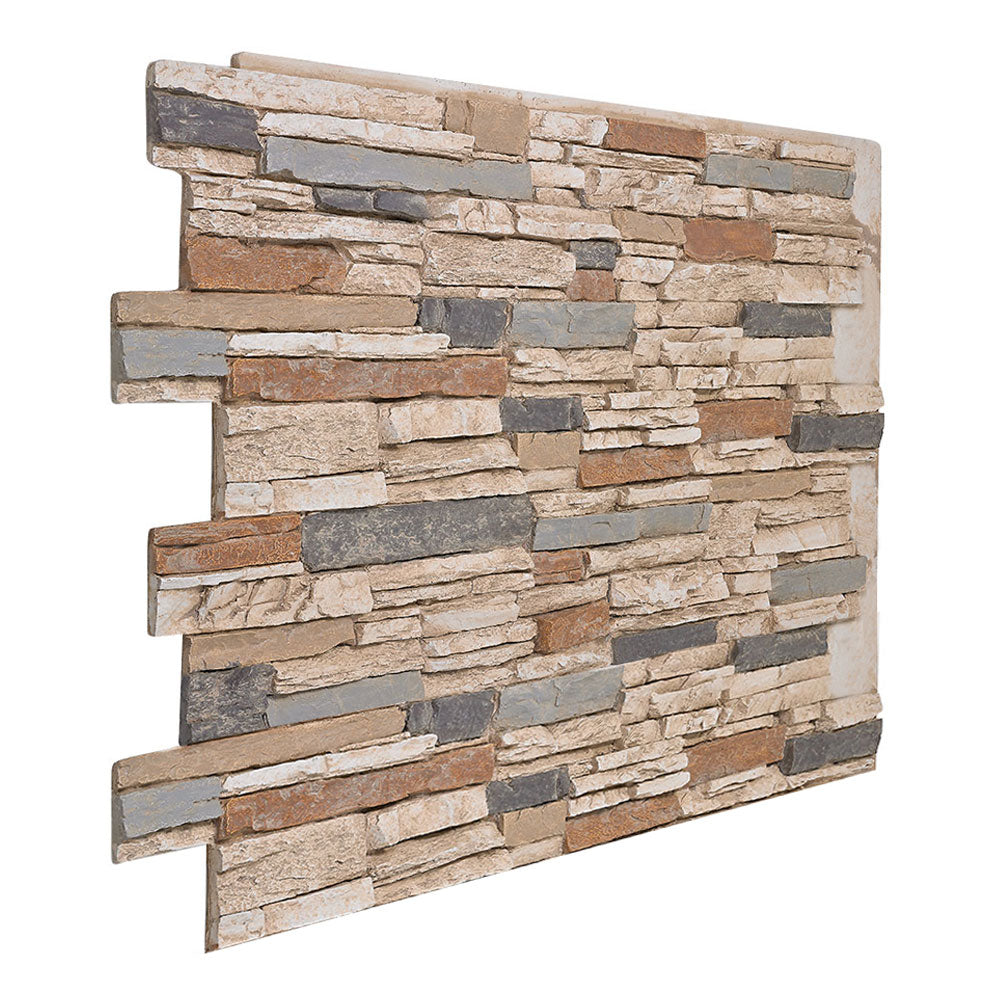 ALPINE FAUX DEEP STACKED STONE- 36"H x 48"W – Buy Faux Stone