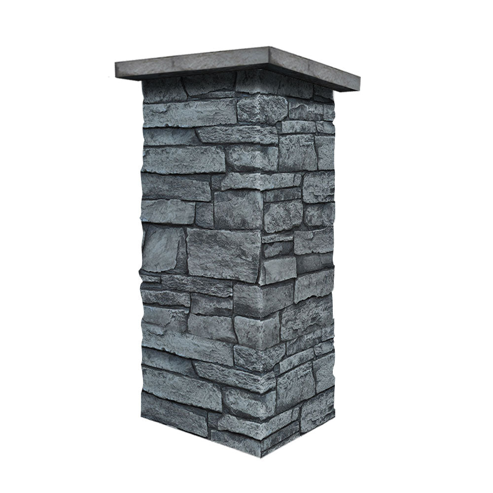 BRECKINRIDGE SQUARE COLUMN WRAP- SOLID COLOR – Buy Faux Stone